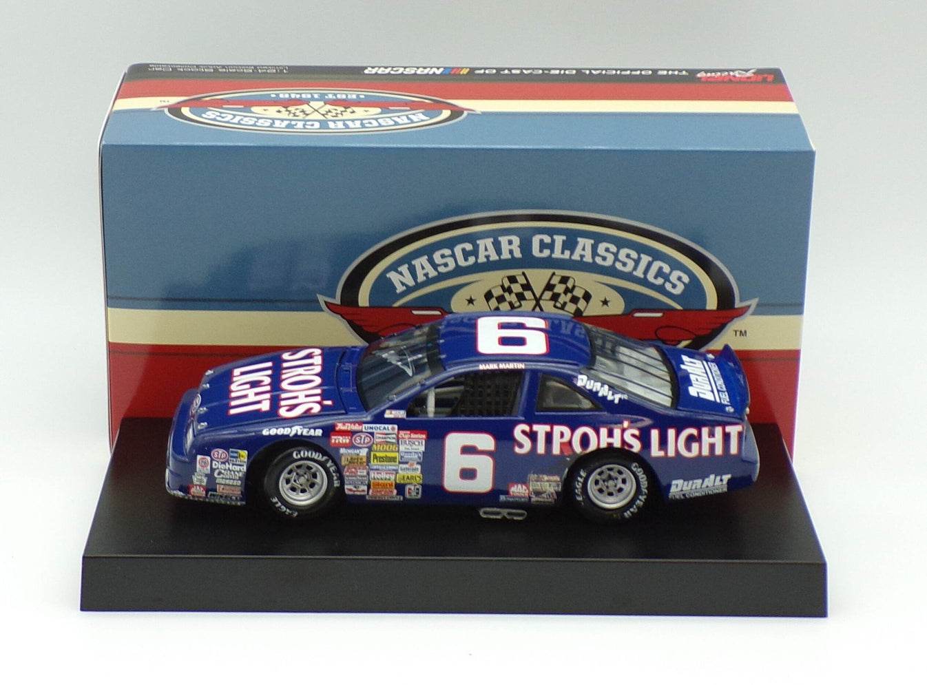 SIGNED 1989 Rockingham Raced Win Diecast – Mark Martin Archive
