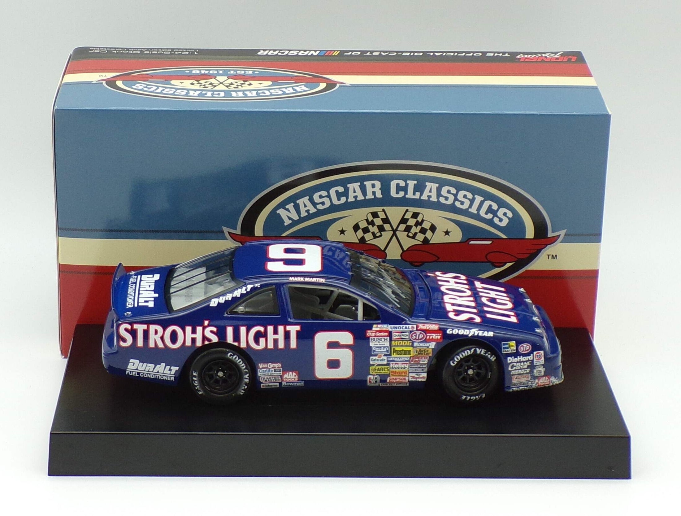 SIGNED 1989 Rockingham Raced Win Diecast – Mark Martin Archive